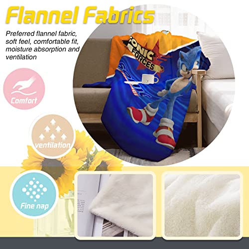 Feinstein Cartoon Blankets Super Soft Throw Blanket Air Conditioner Blanket Warm Cozy Flannel Blanket for Couch Bed Sofa Car 50x40'',Black 3