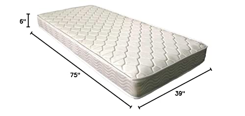 Home Life Mattress, Twin, White