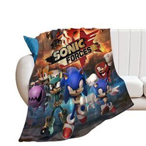 cartoon hedgehog blanket anti-pilling soft blankets flannel air conditioning throw blankets 40"*50"