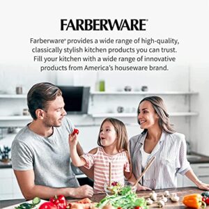 Farberware 12-Piece Non-Stick Resin, Dishwasher-Safe Kitchen Knife Set with Custom-Fit Blade Covers, Razor-Sharp, Multicolor