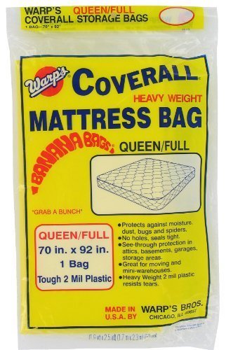 Warp's Mattress Bags Banana Bags, Queen - Full, 3 ct (70 x 92 in.)