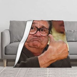 Danny Approves Devito Flannel Blanket Soft Cozy Lightweight Fluffy Microfiber Funny Meme Blanket All Season Fuzzy Plush Throw Blankets for Couch Sofa Bed 50"X40"