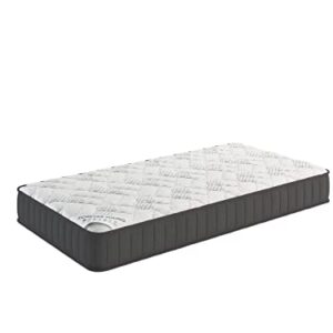 Ottomanson 8" Twin Mattress in a Box Made in USA, Firm Mattress, Hybrid Mattress Cool Improved Airflow with Edge to Edge Pocket Coil, Bed in A Box, Ottopedic