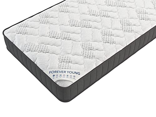 Ottomanson 8" Twin Mattress in a Box Made in USA, Firm Mattress, Hybrid Mattress Cool Improved Airflow with Edge to Edge Pocket Coil, Bed in A Box, Ottopedic