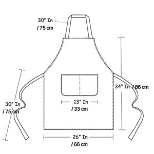 MORNITE Art Aprons for Painting Pottery Ceramics, Mens Women Kitchen Cooking Aprons Waterproof Green