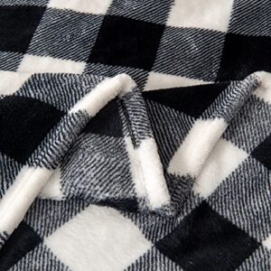 Ultra Super Soft and Light Warm Comfortable Plaid Blanket for Bed Couch Fuzzy Flannel Throw Blanket