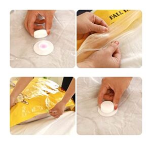 GYFCYGG Household Vacuum Storage Bag Bedding Quilt Finishing Bag Taking The air Clothing Bag Thickened Clothes Vacuum Compression Bag (Color : White Electric Pump)