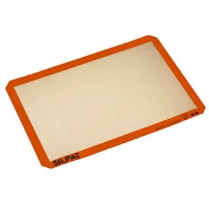 Silpat Premium Non-Stick Silicone Baking Mat, Half Sheet, Cream