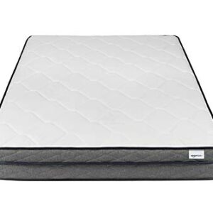 Amazon Basics Foam Eurotop Mattress - Medium - CertiPUR-US Certified - 9-inch, King