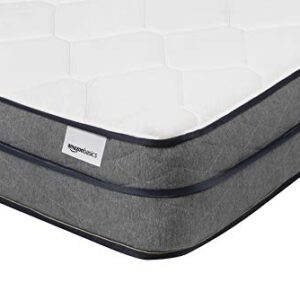 Amazon Basics Foam Eurotop Mattress - Medium - CertiPUR-US Certified - 9-inch, King