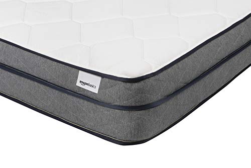 Amazon Basics Foam Eurotop Mattress - Medium - CertiPUR-US Certified - 9-inch, King