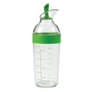 oxo good grips salad dressing shaker, green