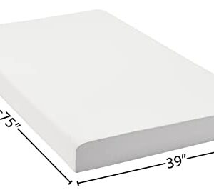 Amazon Basics Memory Foam Mattress, Soft Plush Feel, 6 Inch, Twin