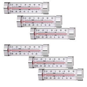 6 pack fridge refrigerator freezer thermometer