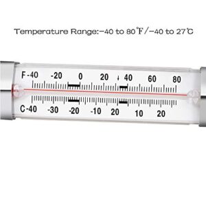 6 Pack Fridge Refrigerator Freezer Thermometer