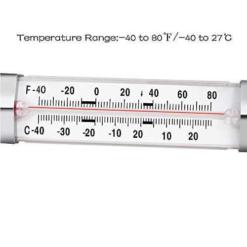 6 Pack Fridge Refrigerator Freezer Thermometer