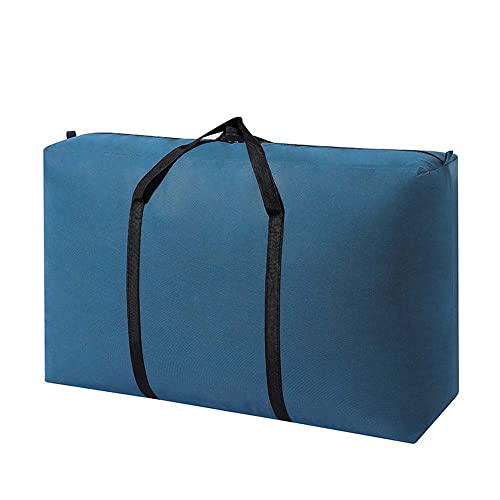 AKWFUNZ Home Storage Bag Solid Color Large Capacity Quilt Clothes Multipurpose Foldable Storage Bag