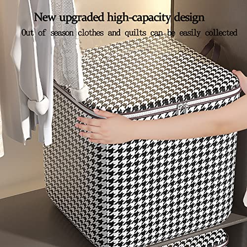 Qiopertar Clothes Storage Bag Wardrobe Sorting Storage Box Portable Storage Bag Winter Cup Storage Box 2023