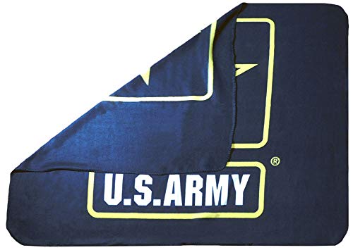 United States U.S. Army Star Black 50x60 Inch 50"x60" Throw Blanket Super Soft Plush Fleece