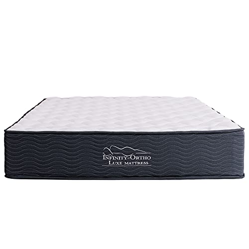 Novezza Home 12 Inch Hybrid Support Mattress/Bed-in-a-Box/CertiPUR-US Certified Foam, Queen (NOVHM-S)