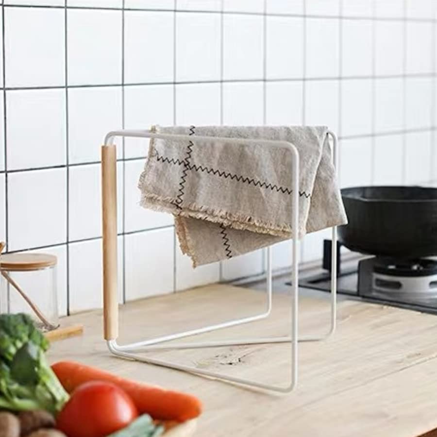 ARFUKA Hand Towel Holder Standing Towel Rack Freestanding Rack Foldable 3 Tier Heavy Towel Bar Stand for Bathroom Kitchen Countertop