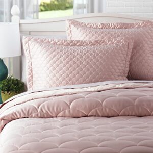 Nikki Chu BL001188 Blanket, Queen, Rose Gold