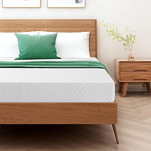 6 Inch Full Size Gel Memory Foam Mattress for Kids, Medium Feel Full Mattress with Graphene Fabric Cover, Full Bed Mattress in A Box for Bunk Beds, Trundle Beds, Made in USA, CertiPUR-US Certified