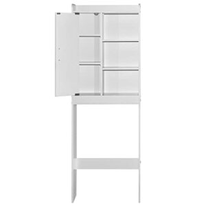 Better Home Products Ace Over -The-Toilet Storage Shelf in White