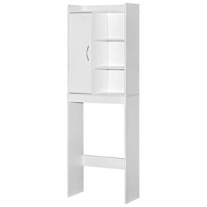 Better Home Products Ace Over -The-Toilet Storage Shelf in White