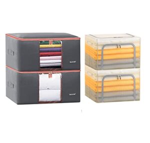 100l waterproof clothes storage bag 70l waterproof transparent storage bins