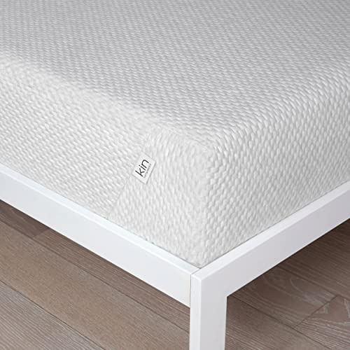 Kin By Tuft & Needle 10-Inch Queen Amazon Exclusive Mattress, Adaptive Foam Bed in a Box, Sleeps Cool and Supportive, CertiPUR-US, 100-Night Sleep Trial, 10-Year Limited Warranty White