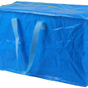 Extra Large Moving Bags with Zippers (Pack of 4) Big Storage Space - Best for Moving, Storage & Laundry - Blue Bags