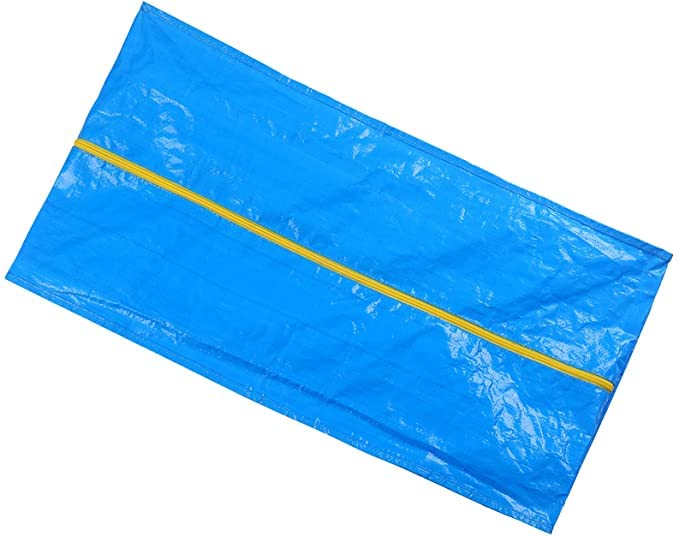 Extra Large Moving Bags with Zippers (Pack of 4) Big Storage Space - Best for Moving, Storage & Laundry - Blue Bags