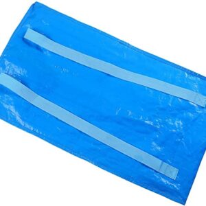 Extra Large Moving Bags with Zippers (Pack of 4) Big Storage Space - Best for Moving, Storage & Laundry - Blue Bags