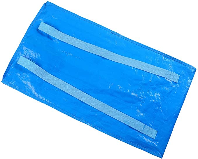 Extra Large Moving Bags with Zippers (Pack of 4) Big Storage Space - Best for Moving, Storage & Laundry - Blue Bags