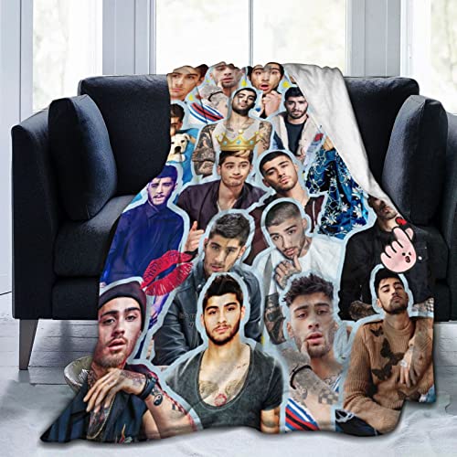 Blanket Zayn Malik Soft and Comfortable Warm Fleece Blanket for Sofa,Office Bed car Camp Couch Cozy Plush Throw Blankets Beach Blankets