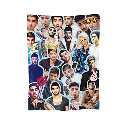 Blanket Zayn Malik Soft and Comfortable Warm Fleece Blanket for Sofa,Office Bed car Camp Couch Cozy Plush Throw Blankets Beach Blankets