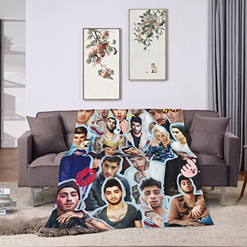 Blanket Zayn Malik Soft and Comfortable Warm Fleece Blanket for Sofa,Office Bed car Camp Couch Cozy Plush Throw Blankets Beach Blankets