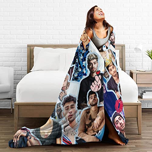 Blanket Zayn Malik Soft and Comfortable Warm Fleece Blanket for Sofa,Office Bed car Camp Couch Cozy Plush Throw Blankets Beach Blankets