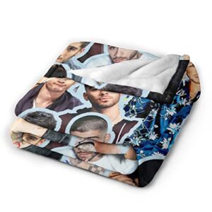 Blanket Zayn Malik Soft and Comfortable Warm Fleece Blanket for Sofa,Office Bed car Camp Couch Cozy Plush Throw Blankets Beach Blankets