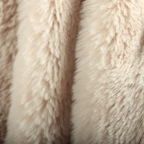 mis deseos Faux Fur Throw Blanket for Couch, Extra Soft, Warm,Fluffy, Anti-Static, Plush Blanket for Sofa Bed Living Room Bedroom Car,50x60 inches