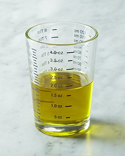 Fox Run Brands 4-Ounce Mini Measuring Glass, Regular, Clear