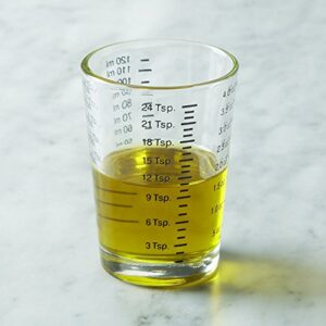 Fox Run Brands 4-Ounce Mini Measuring Glass, Regular, Clear