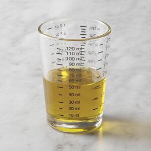 Fox Run Brands 4-Ounce Mini Measuring Glass, Regular, Clear