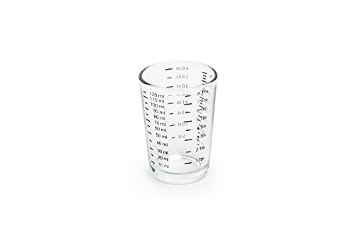 Fox Run Brands 4-Ounce Mini Measuring Glass, Regular, Clear