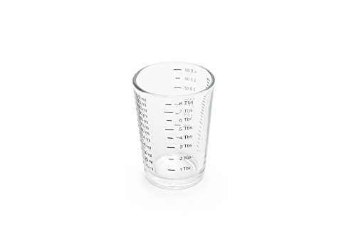 Fox Run Brands 4-Ounce Mini Measuring Glass, Regular, Clear