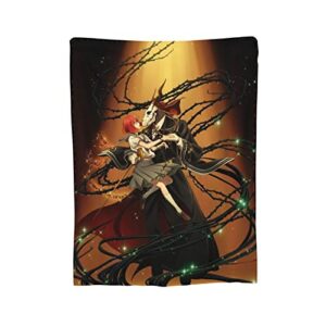 Maddlees The Ancient Magus' Bride Soft Blanket Throw Blanket for Couch Sofa Bed All Season 50"x40"