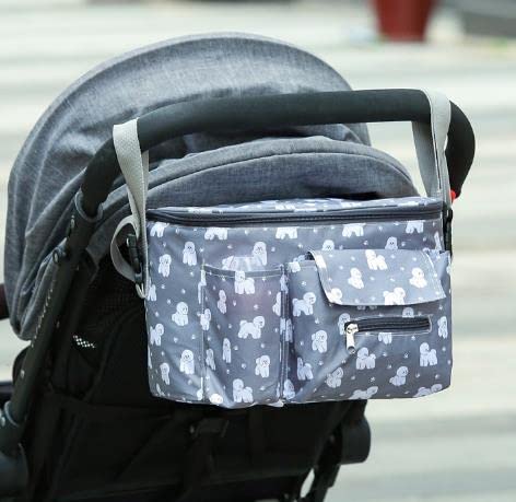 AKWFUNZ Stroller Storage Bag Fashion Cute Pattern Print Shoulder Bags for Daily Outing Camping