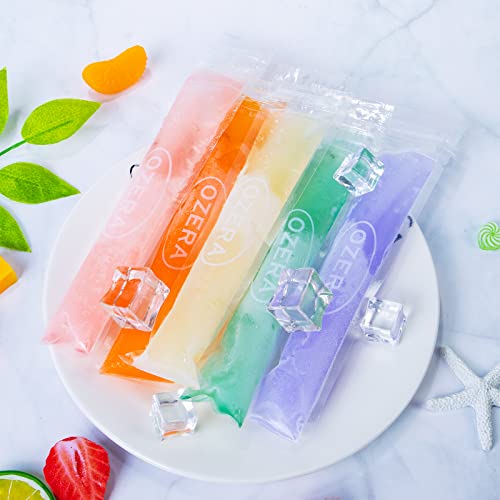 150 Pack Popsicle Bags, Ice Pop Bags for Kids Adults, BPA Free Freezer Tubes with Zip Seals, Disposable Ice Popsicle Molds Bags with Funnel for DIY Healthy Snacks, Yogurt, Juice and Fruit Smoothies