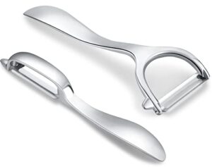 set of 2 stainless steel vegetable peeler,y-shaped and i-shaped stainless steel peelers for potatoes, all fruits & veggies¡­